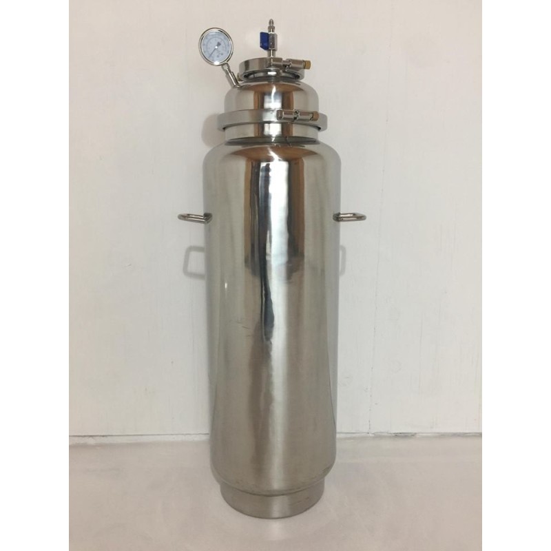 100LB Stainless Steel Solvent Recovery Tank - Extractor King Industries ...